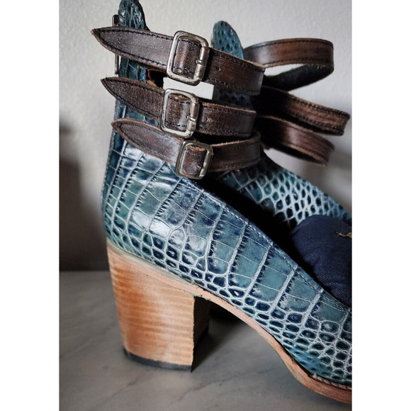 Freebird by Steven | Shoes | Rare Freebird By Steven Randi Us 1 Ankle Leather Sandals Shoes ...